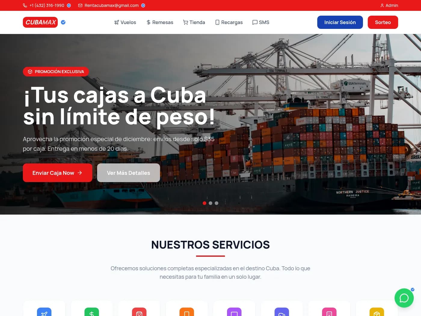 CubaMaxTravel Pro Site
