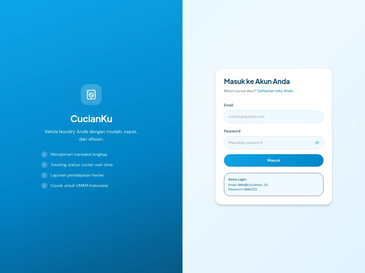 CucianKu Laundry SaaS