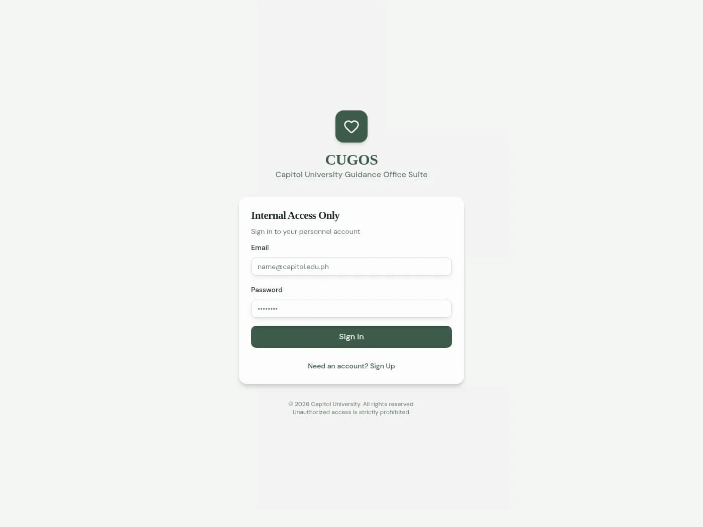 CUGOS Guidance Office Suite