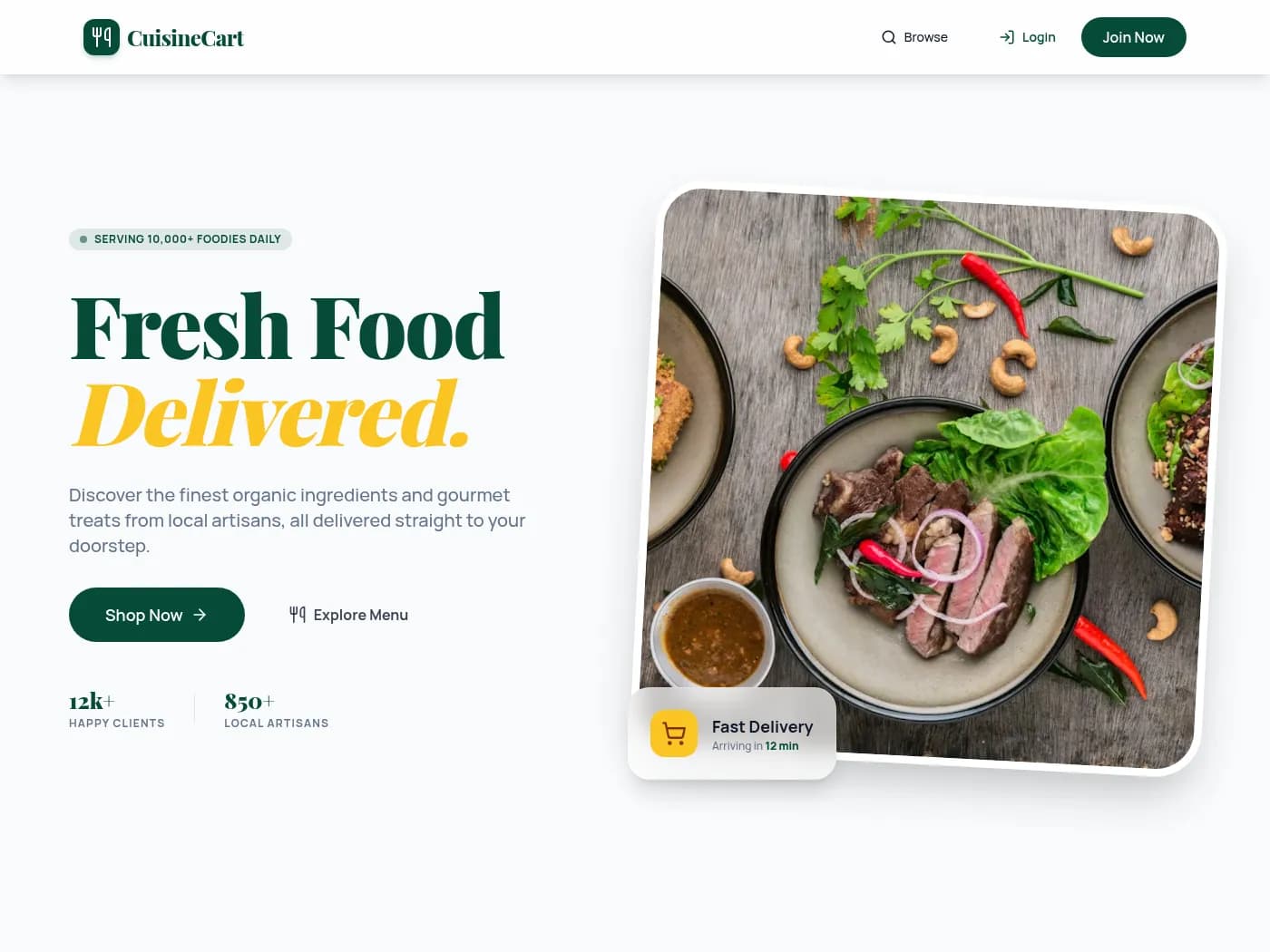 CuisineCart Marketplace