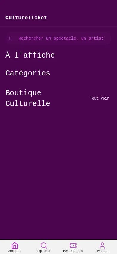 CultureTicket App
