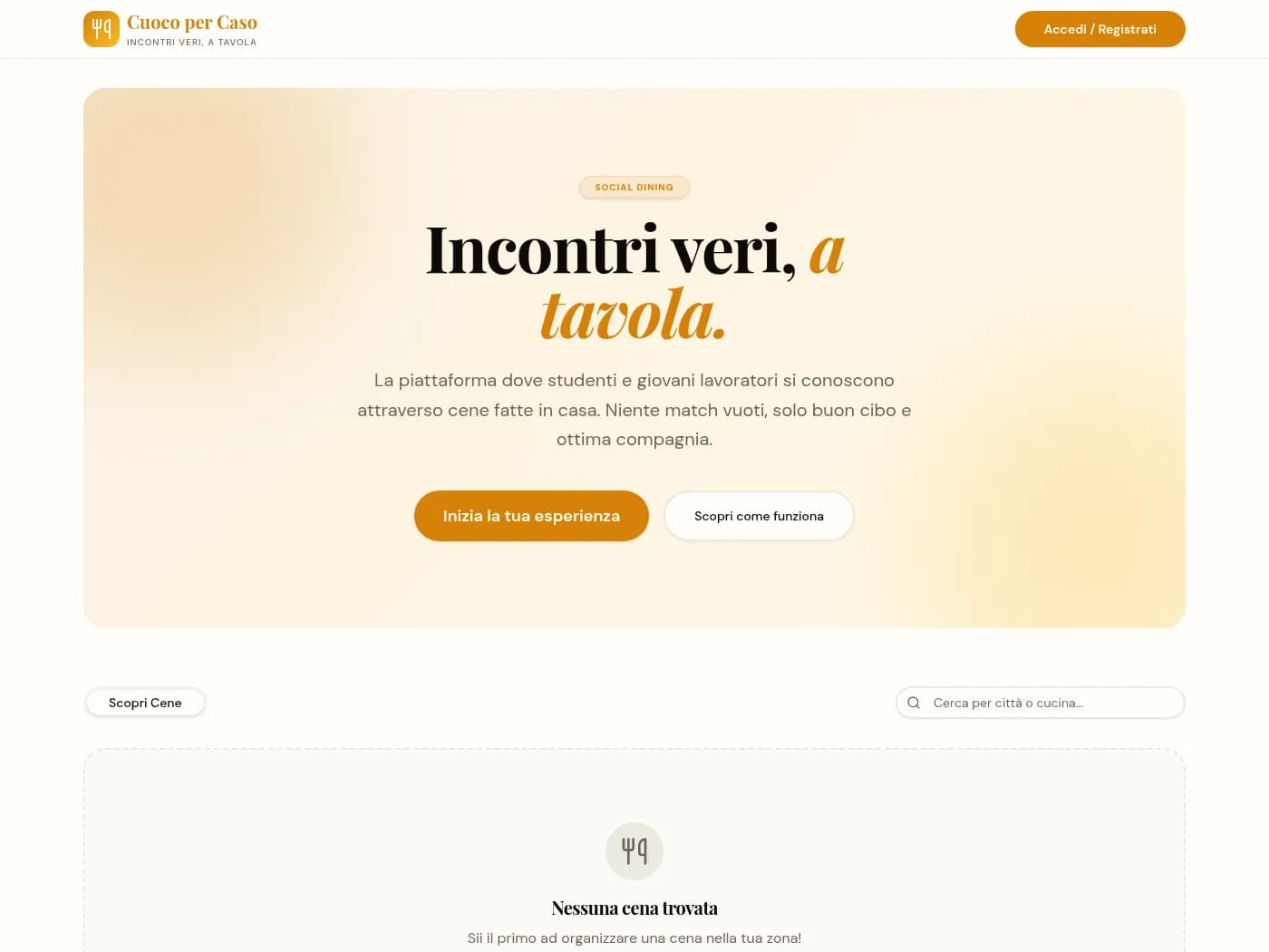 Cuoco per Caso
