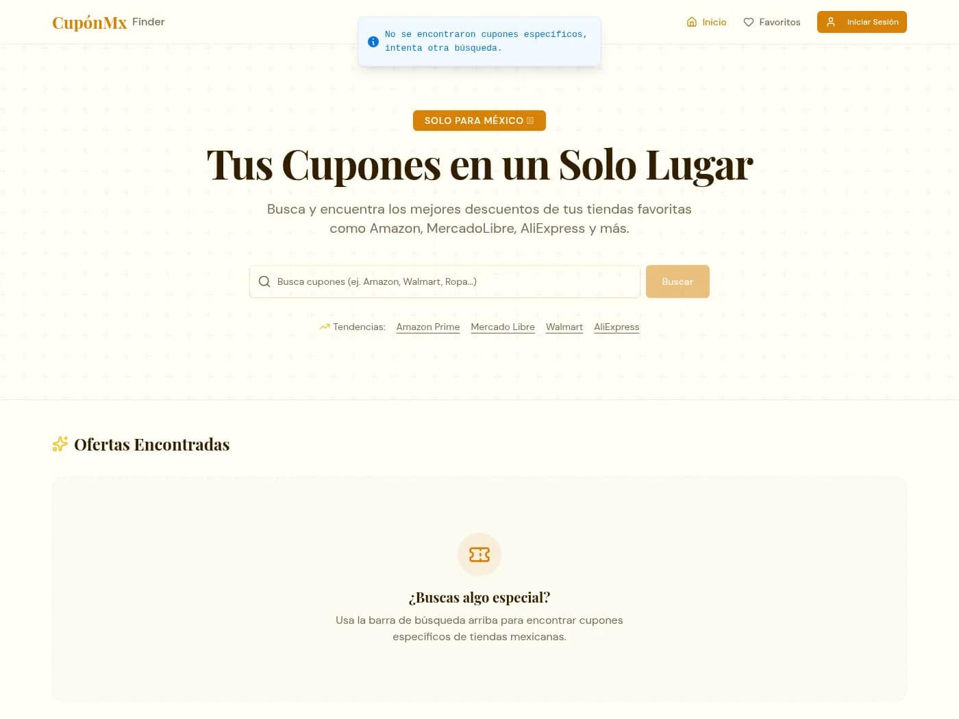 CupónMx Finder