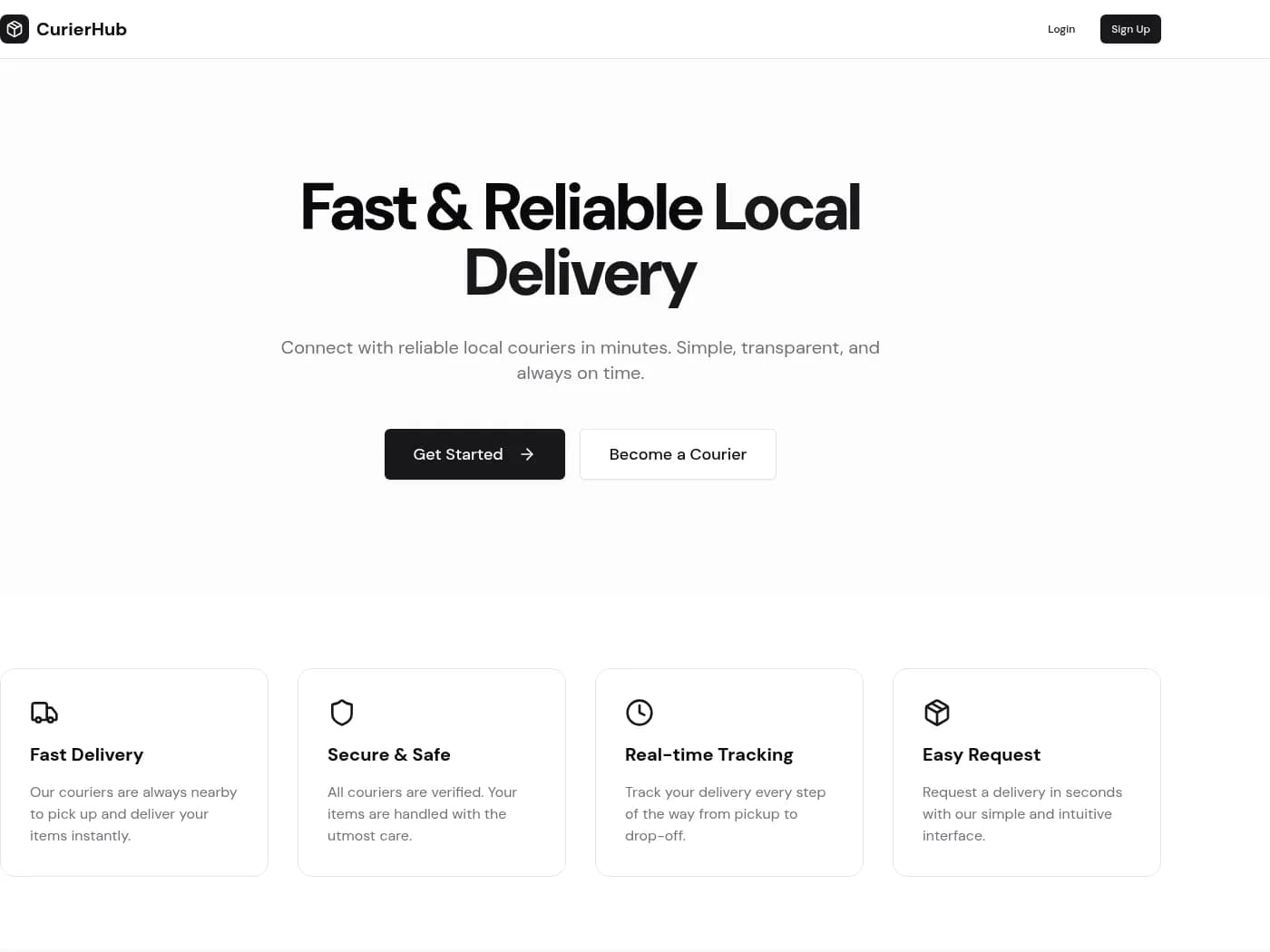 Curier Delivery Hub