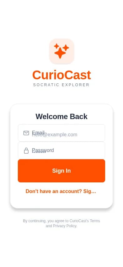 CurioCast Socratic Explorer
