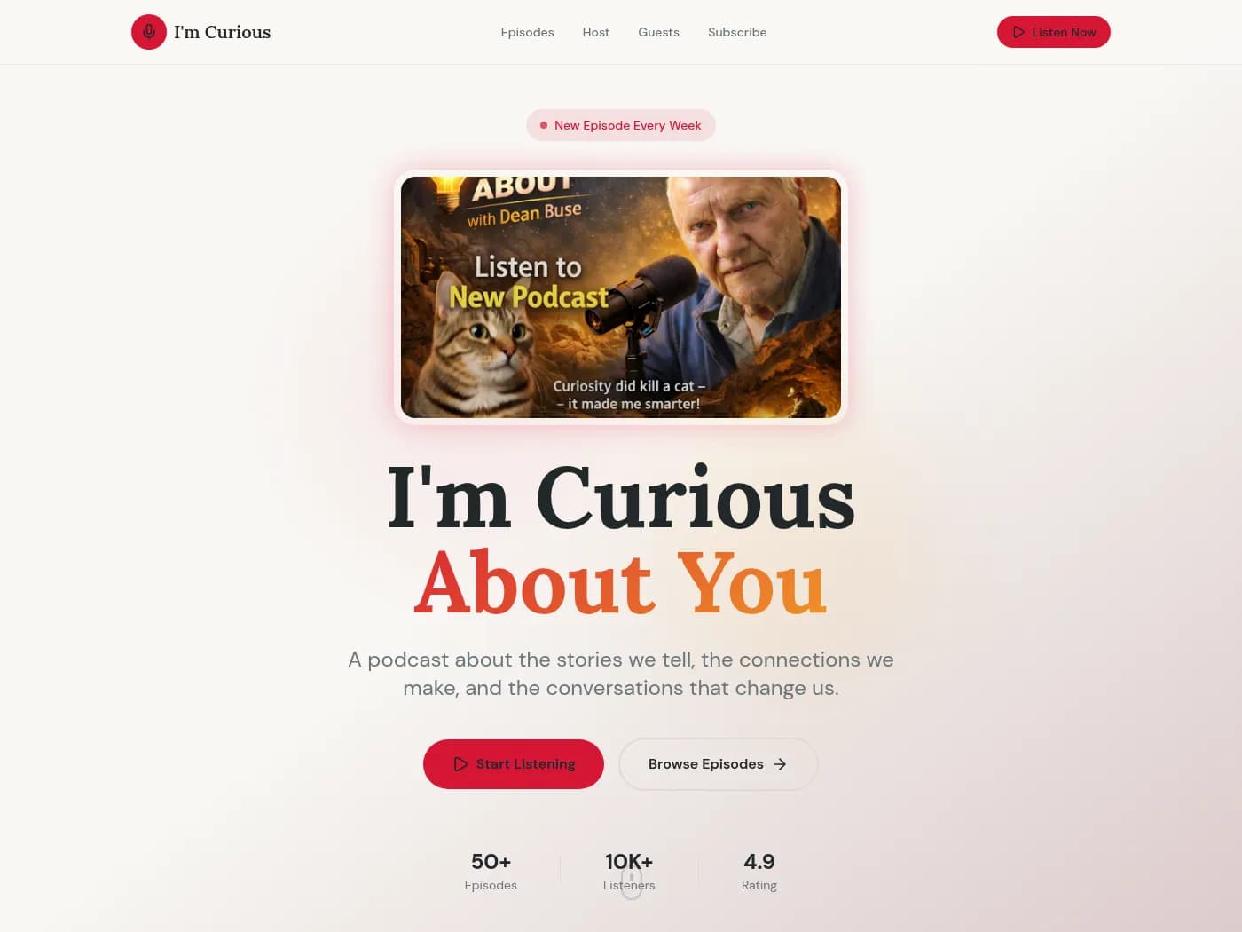 I'm Curious Podcast Site