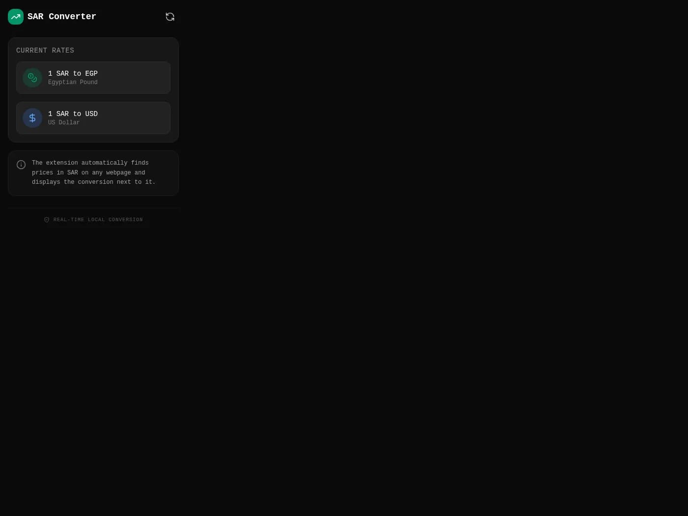 Currency Converter Extension