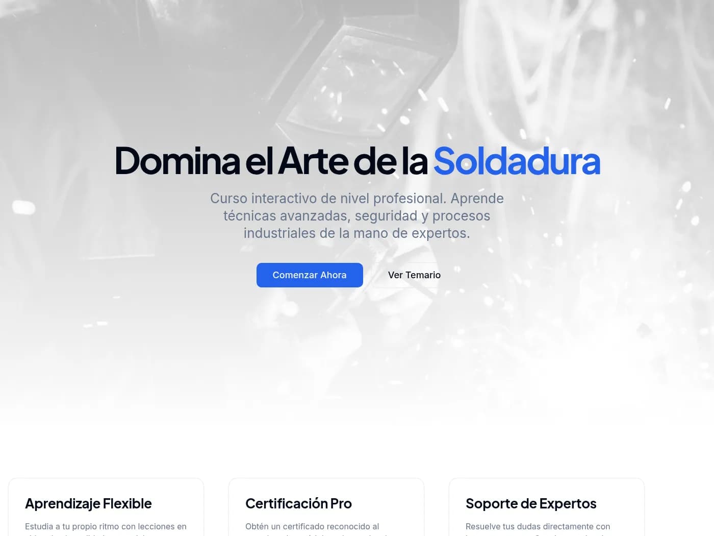 Curso de Soldadura Pro