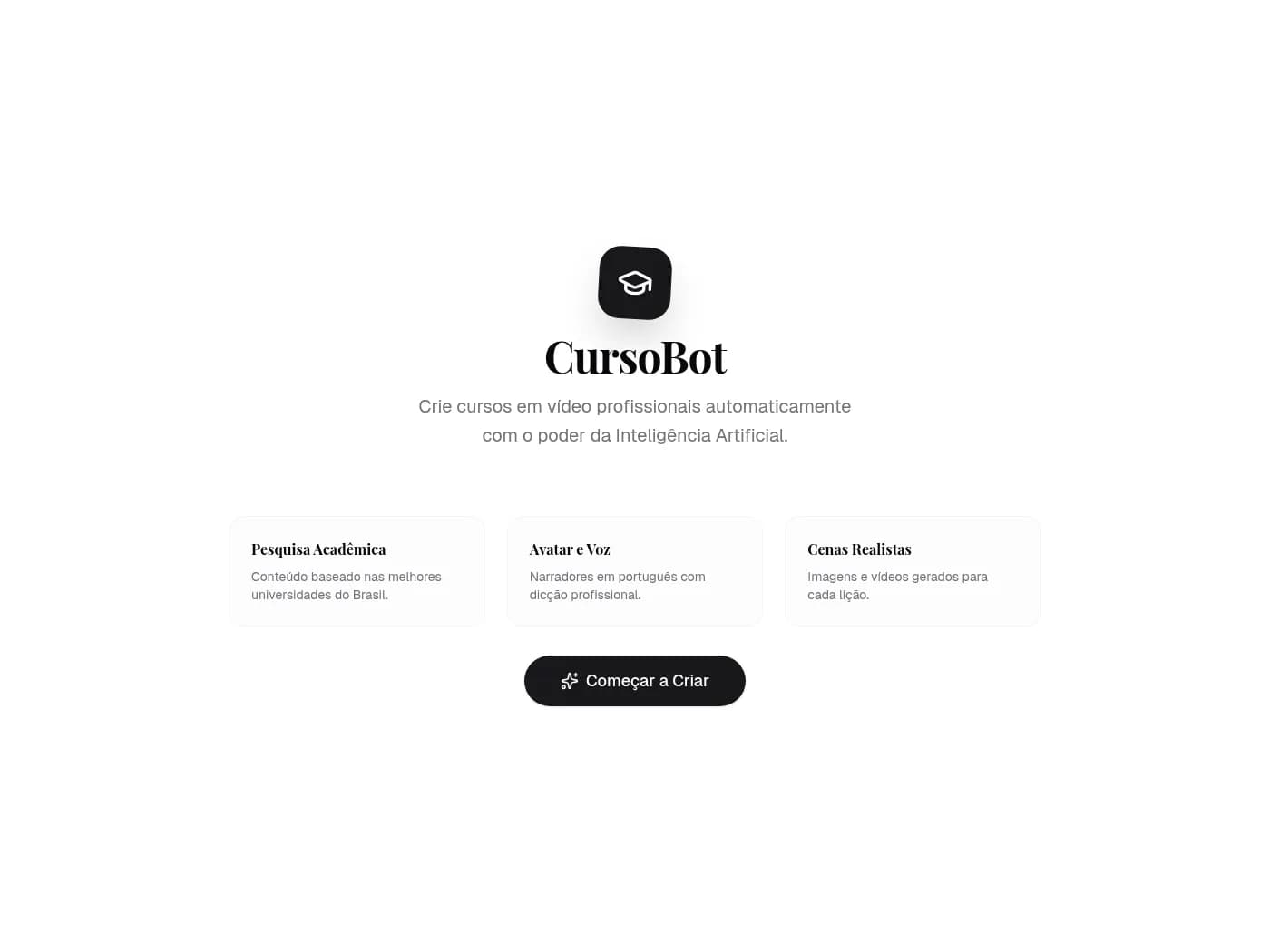 CursoBot Criador de Vídeos