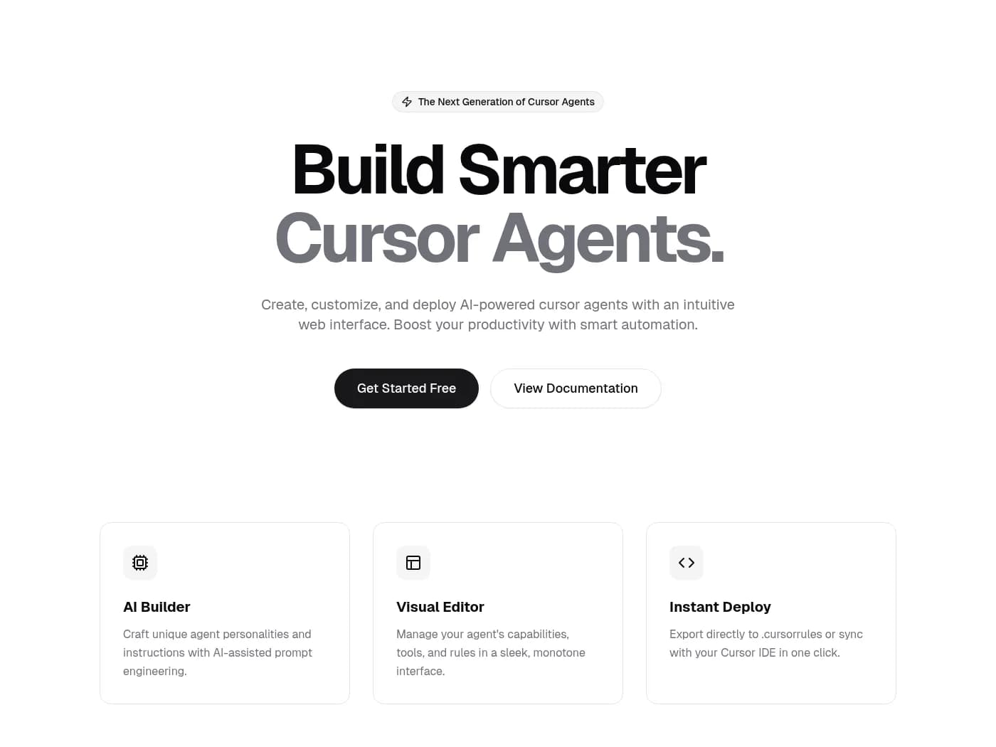 Cursor Agent Builder
