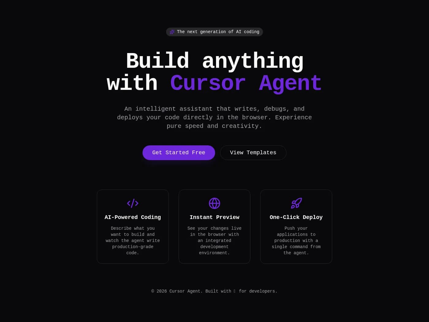 Cursor Code AI Agent