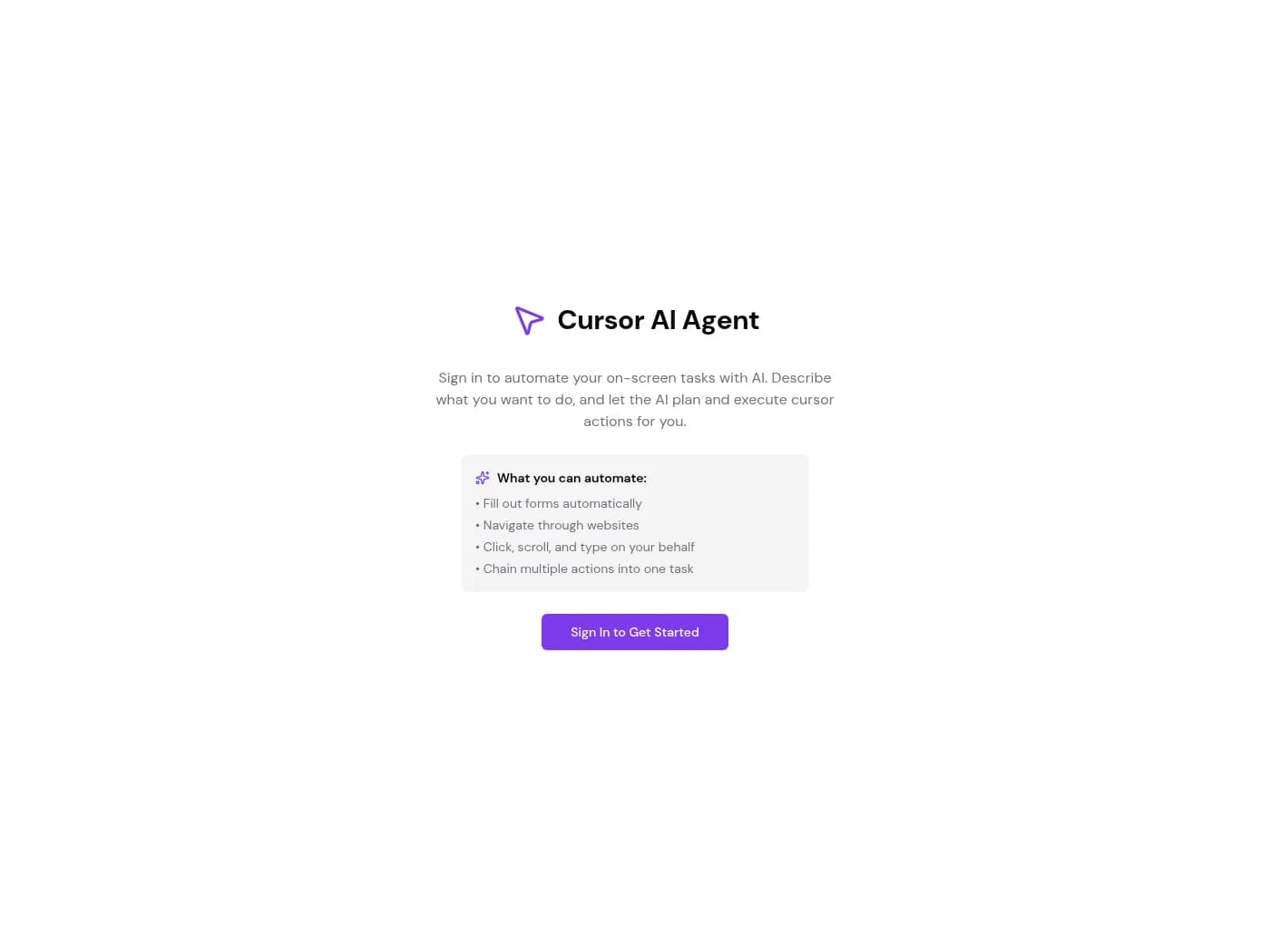 Cursor AI Agent