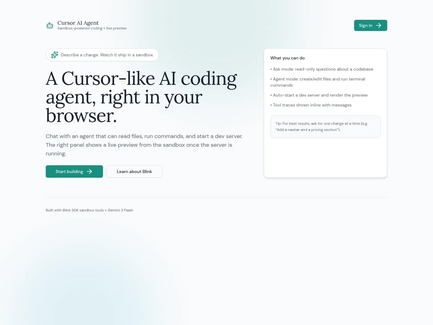 Cursor AI Agent