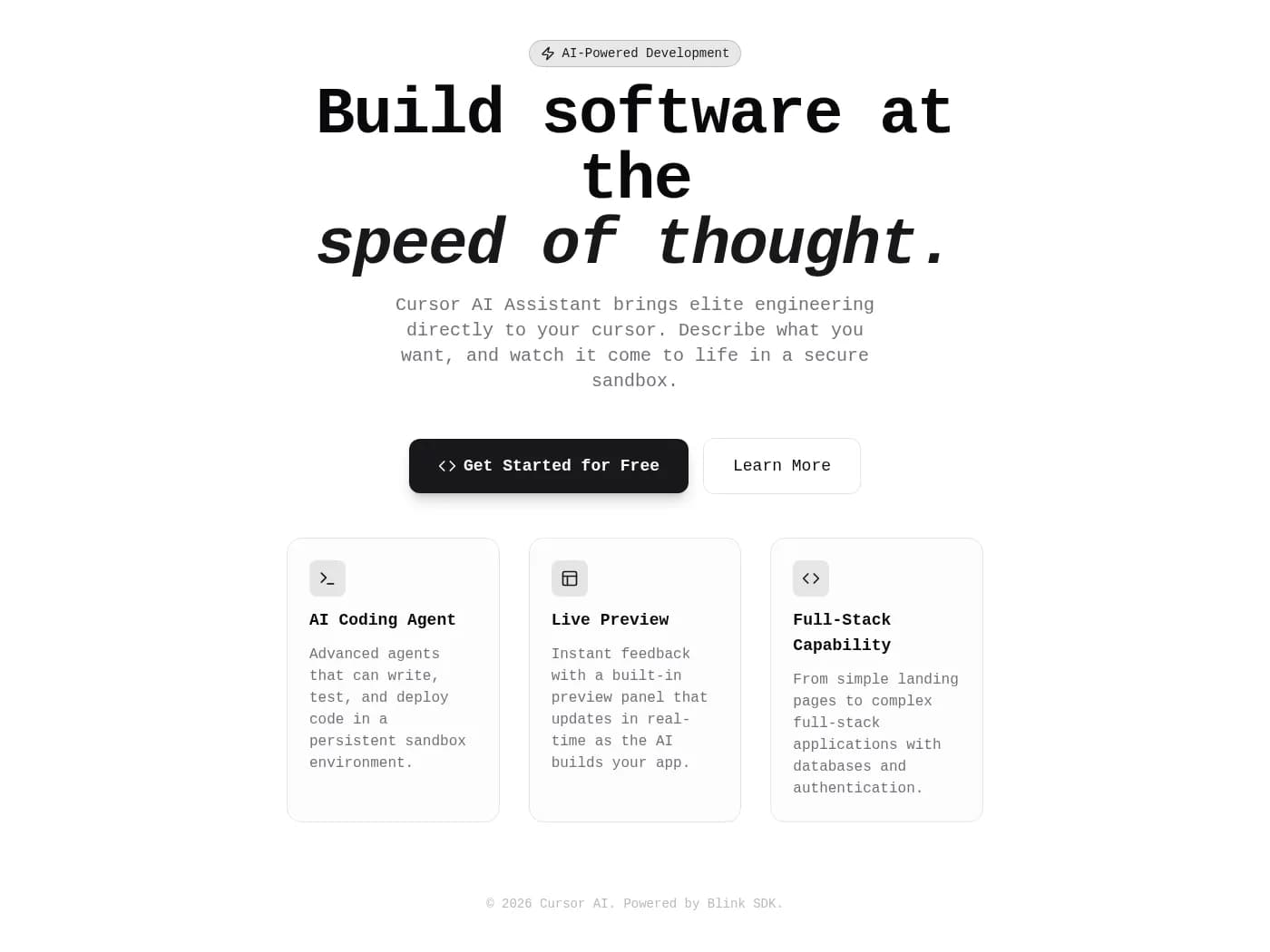 Cursor AI Assistant