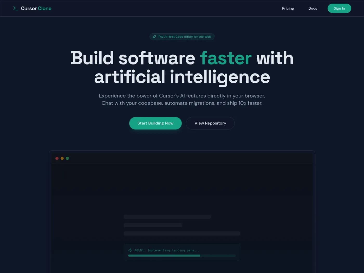 Cursor AI Clone