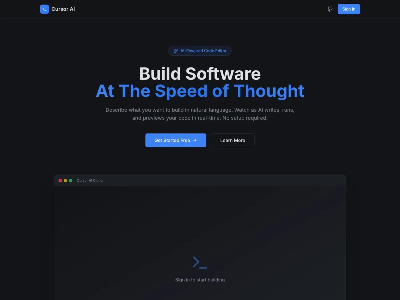 Cursor AI Clone