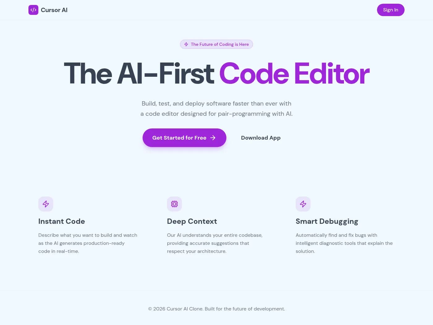 Cursor AI Clone