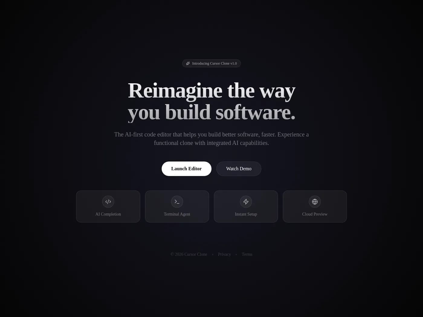 Cursor AI Clone