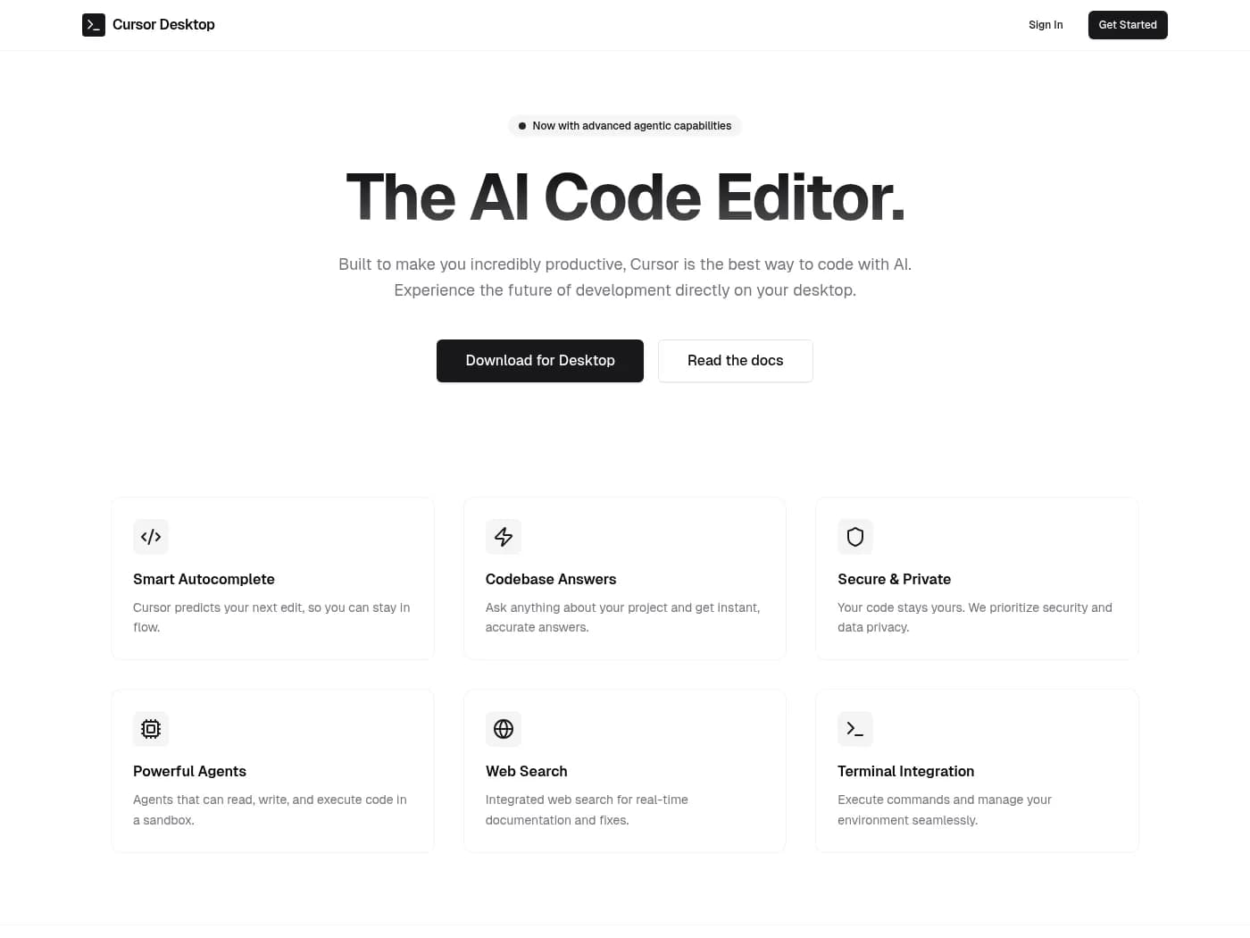 Cursor AI Desktop