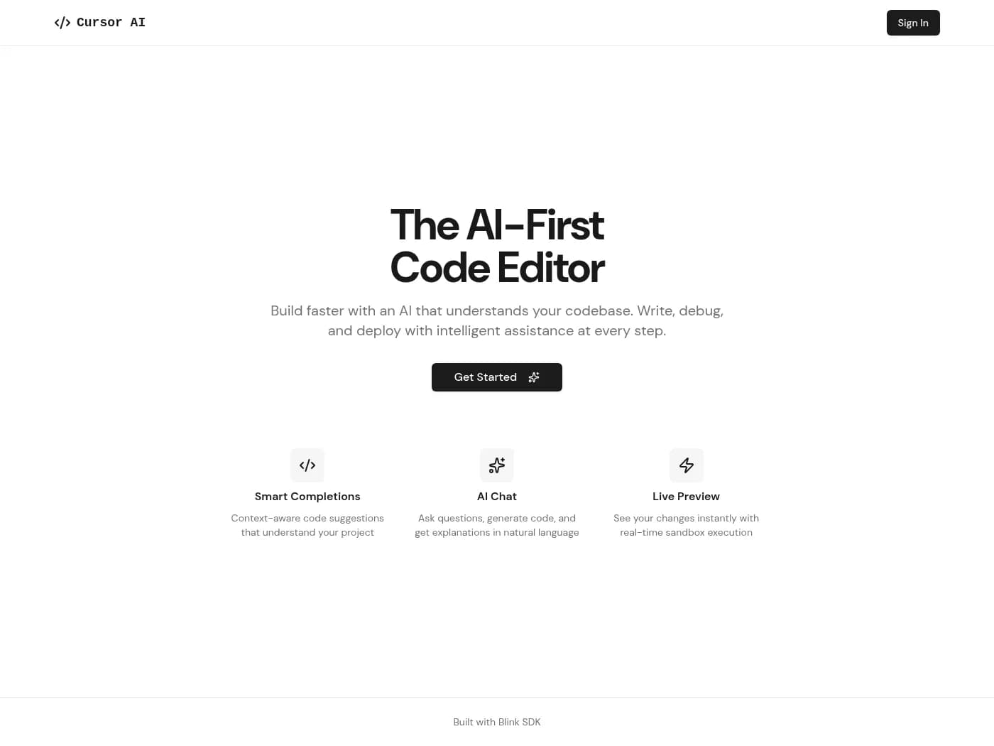 Cursor AI Editor