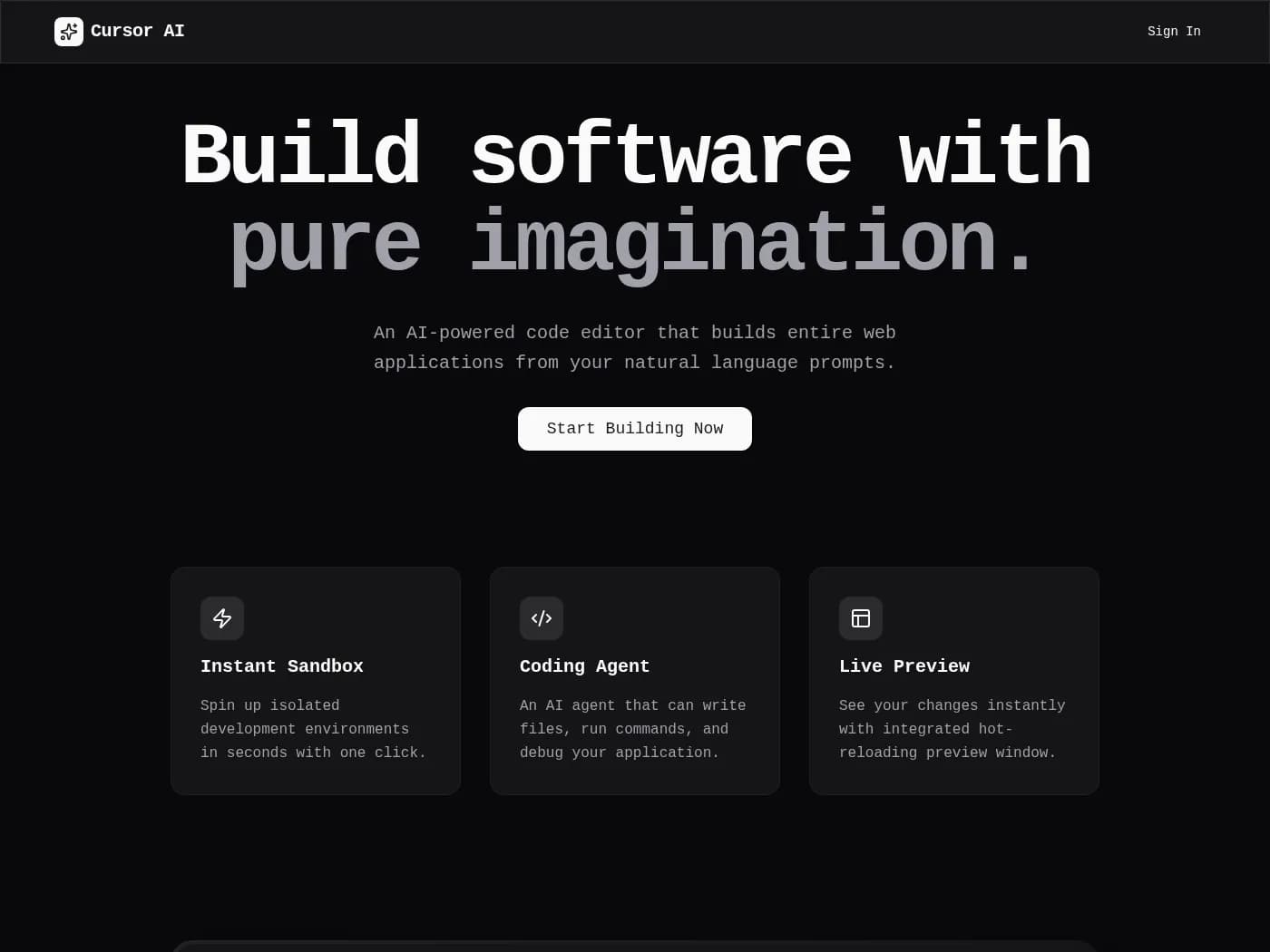 Cursor AI Generator