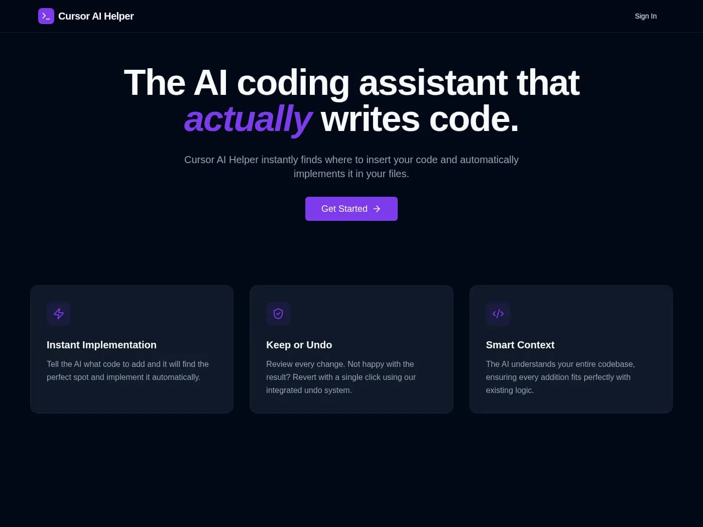 Cursor AI Assistant