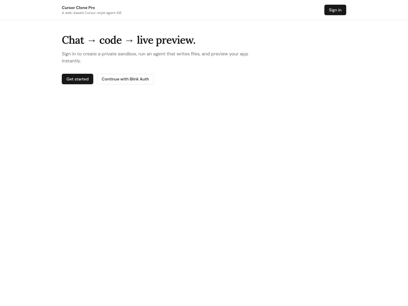 Cursor Clone Pro