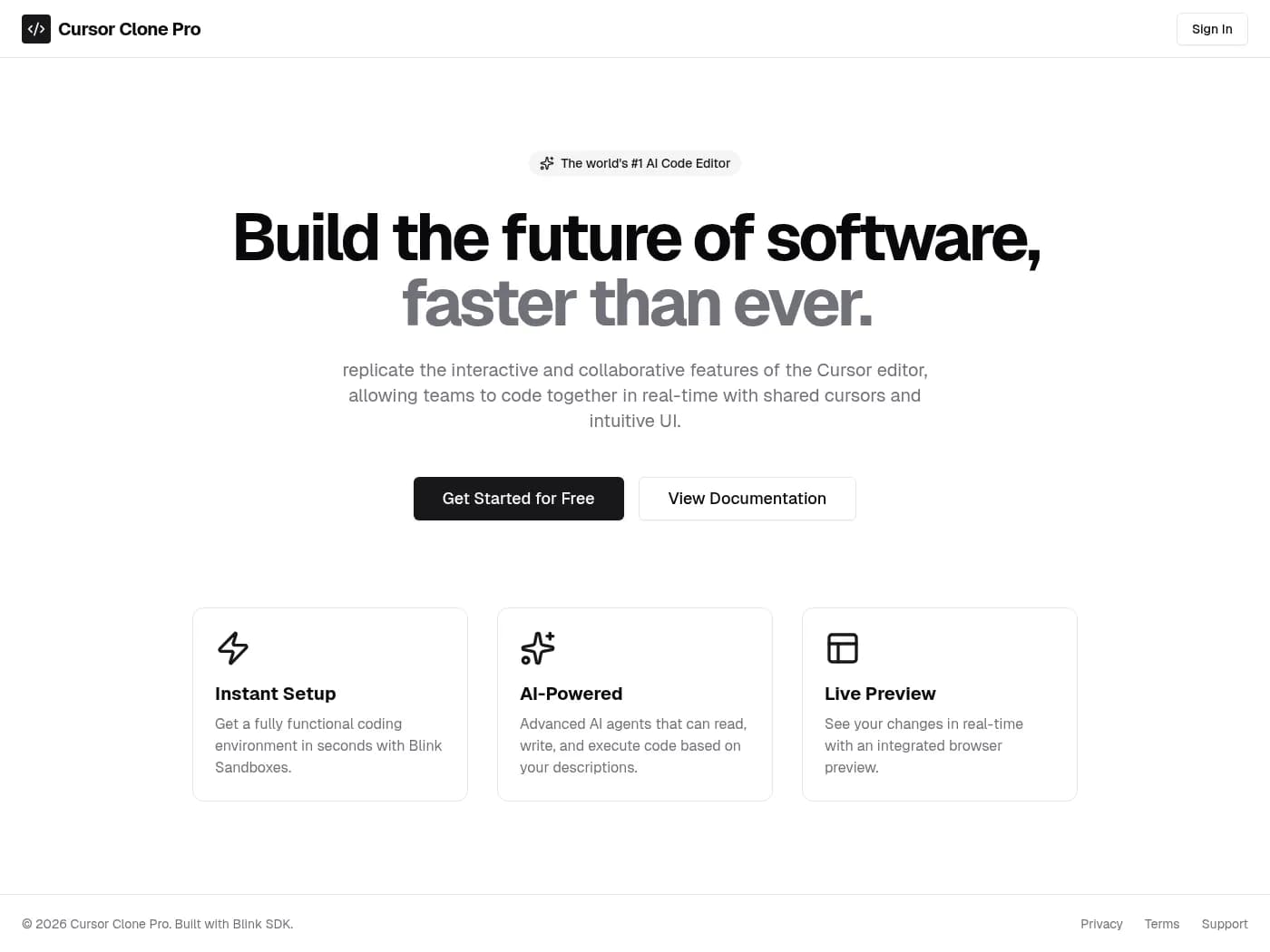 Cursor Clone Pro