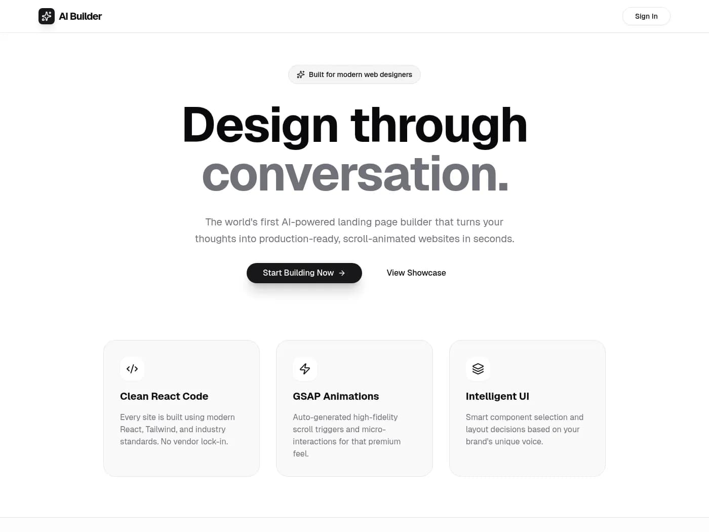 Cursor Website Builder