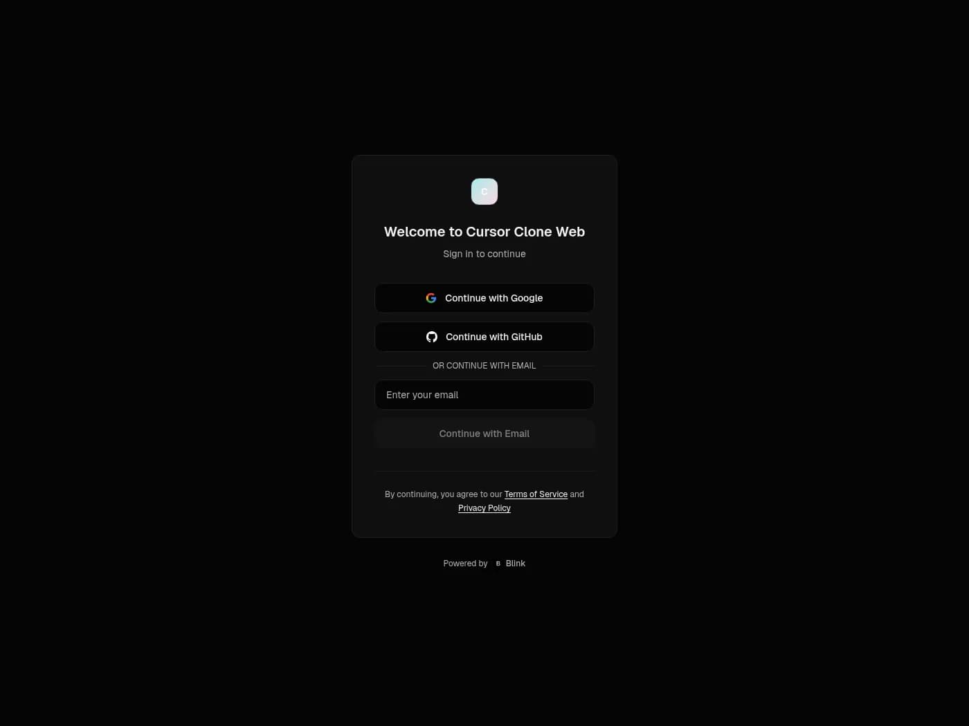 Cursor Clone Web