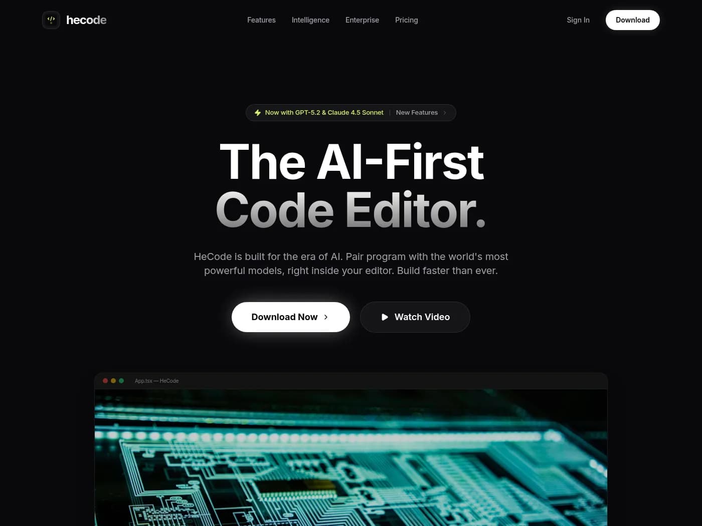 HeCode - ai code editor