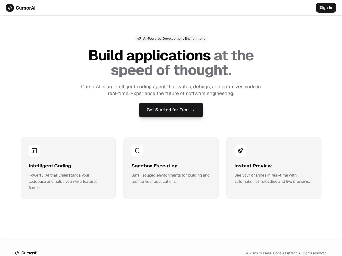 CursorAI Code Assistant