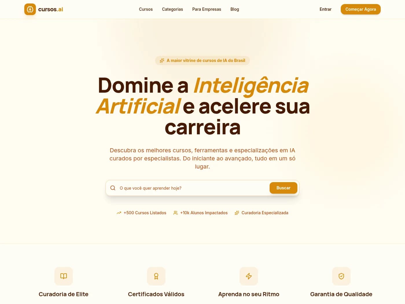 CursosAI Clone