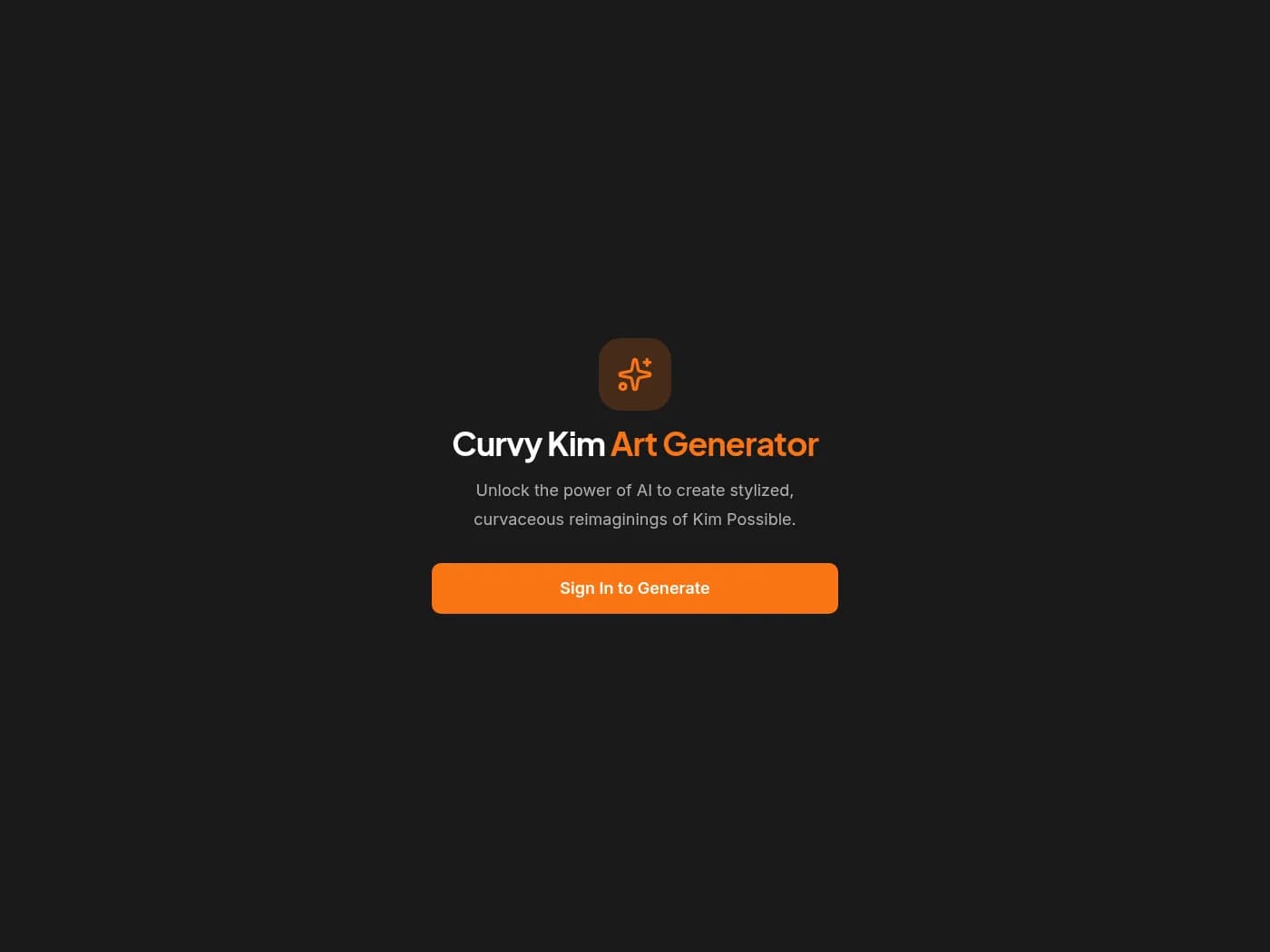 Curvy Kim Art Generator