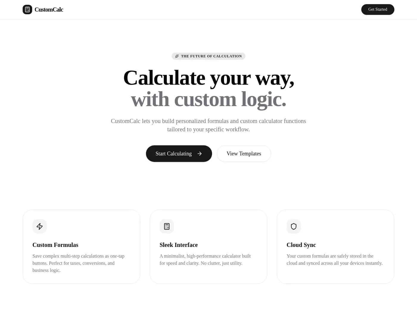 CustomCalc