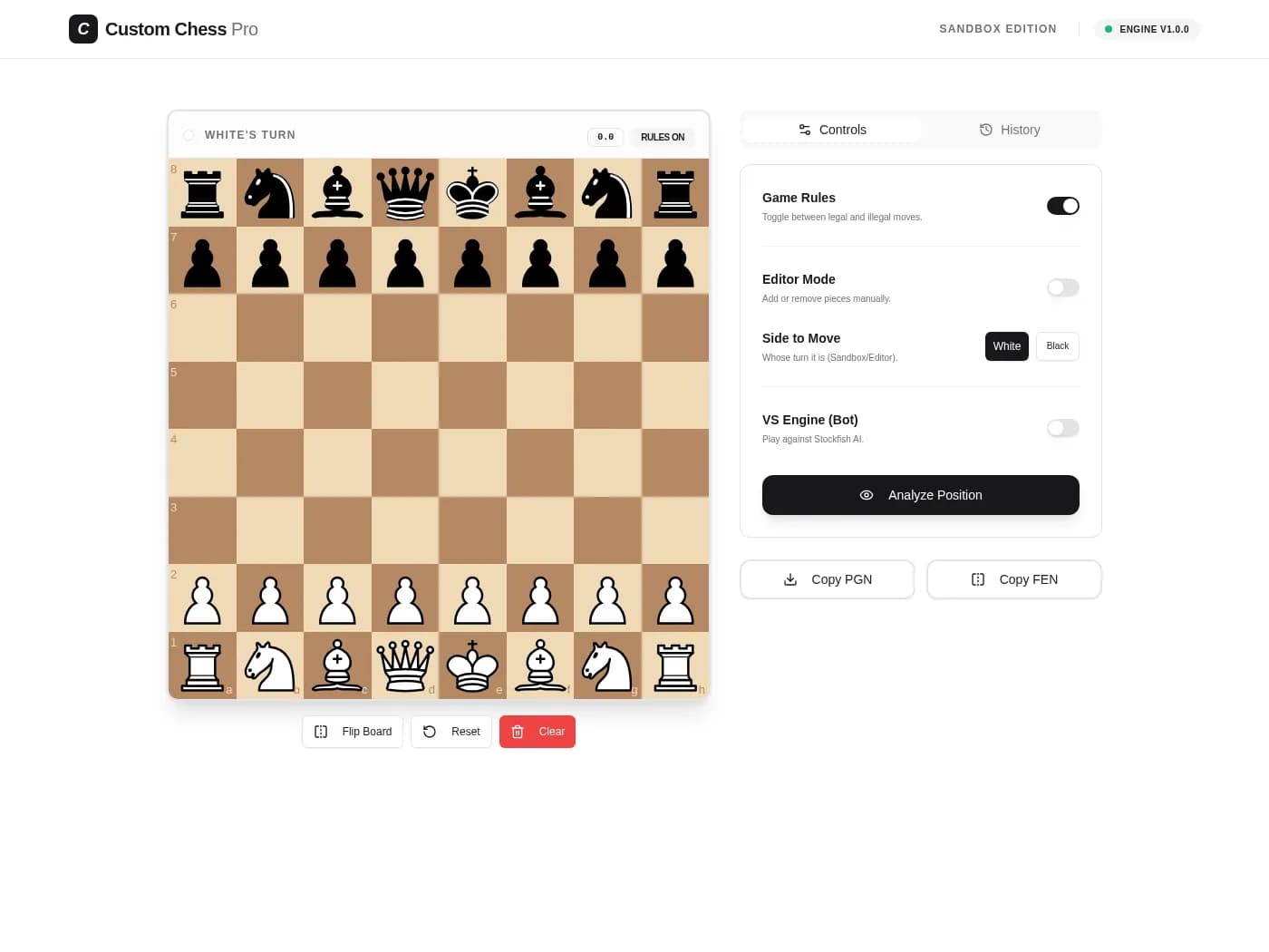 Custom Chess Pro