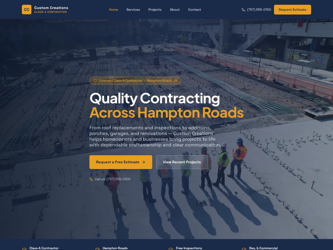 Custom Creations Web Presence