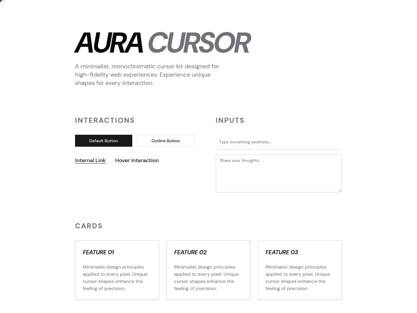 Custom Aesthetic Cursor Kit