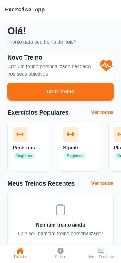 Personalized Exercise App