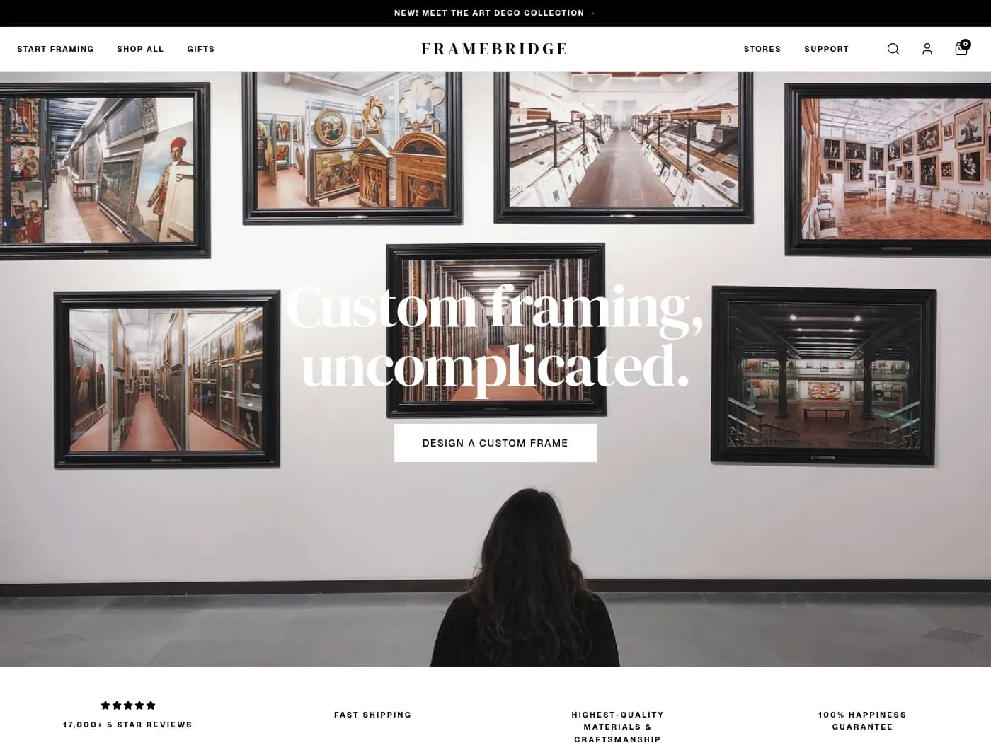 Custom Frame Store