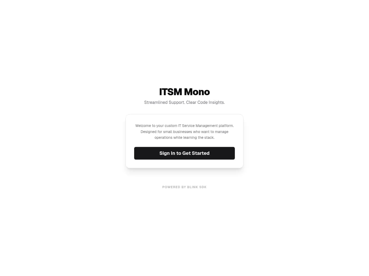 Custom ITSM Dashboard
