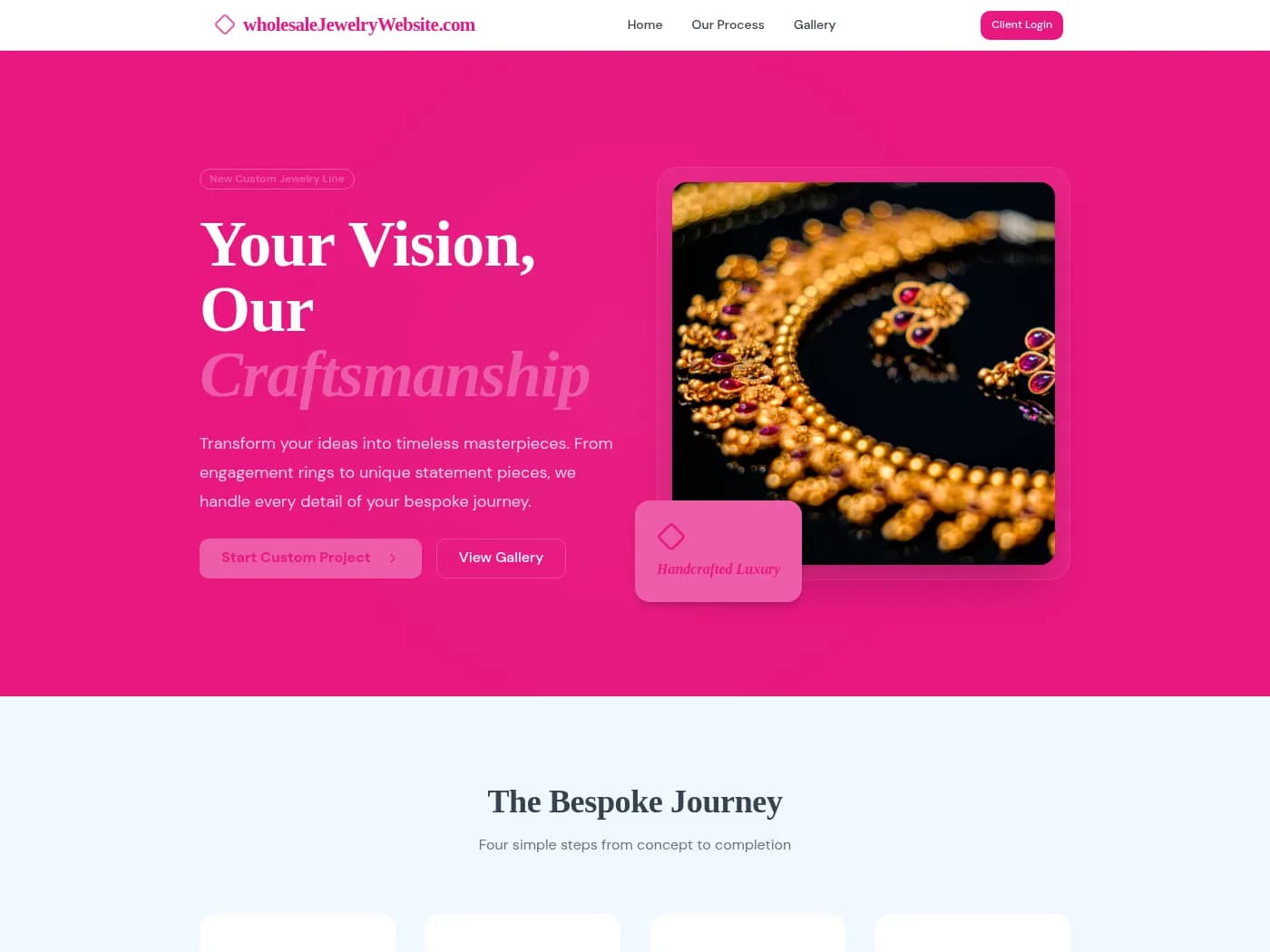 Custom Jewelry Portal