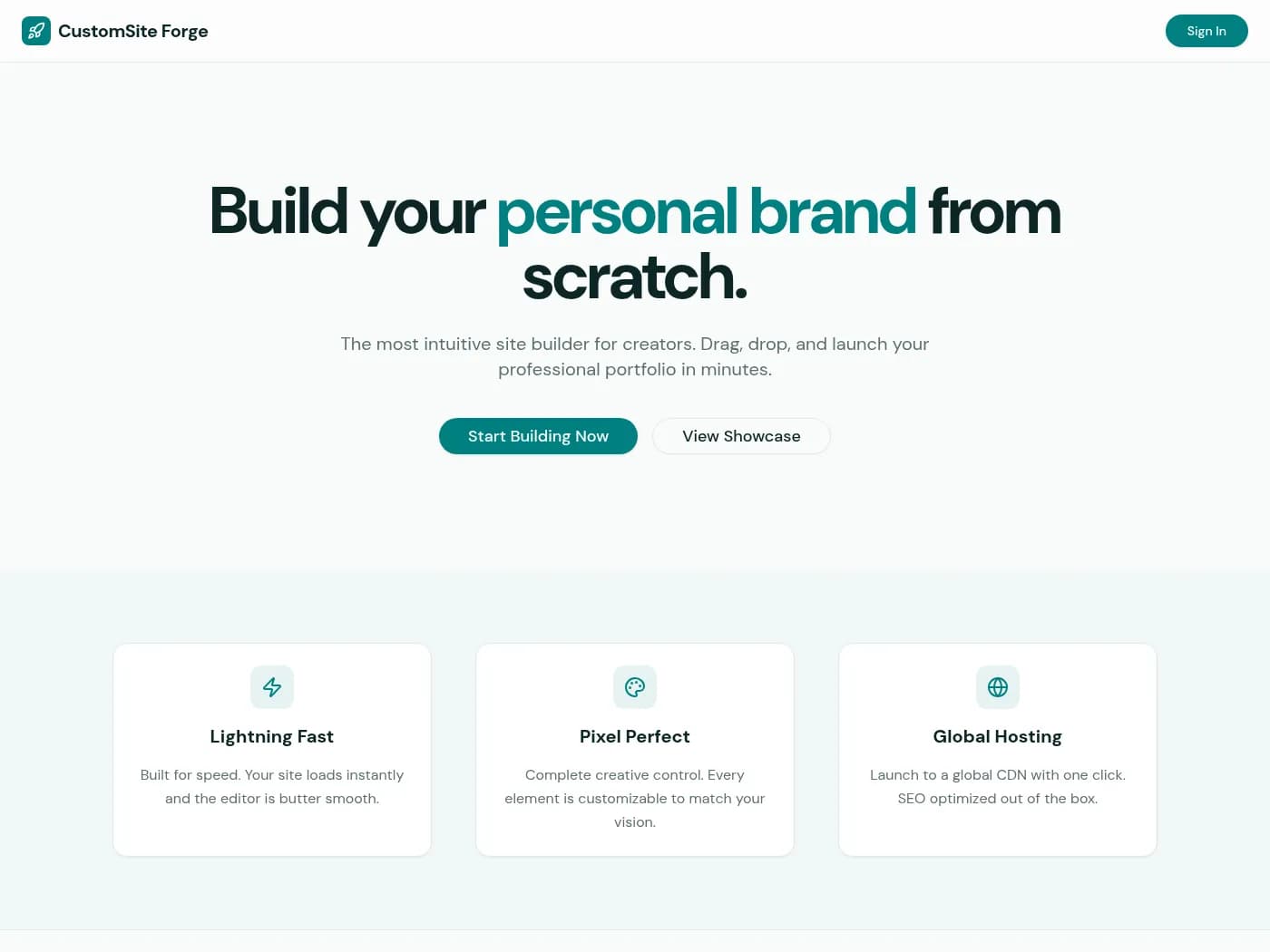CustomSite Forge
