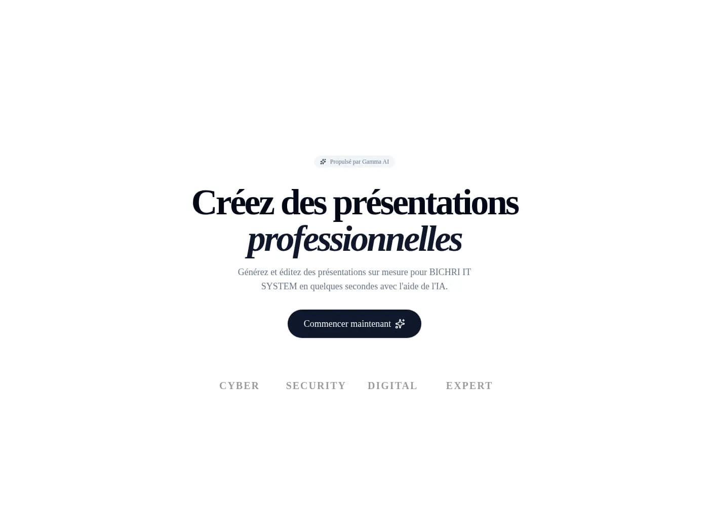 Custom Branded Presentation