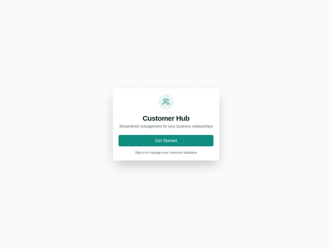Customer Manager App