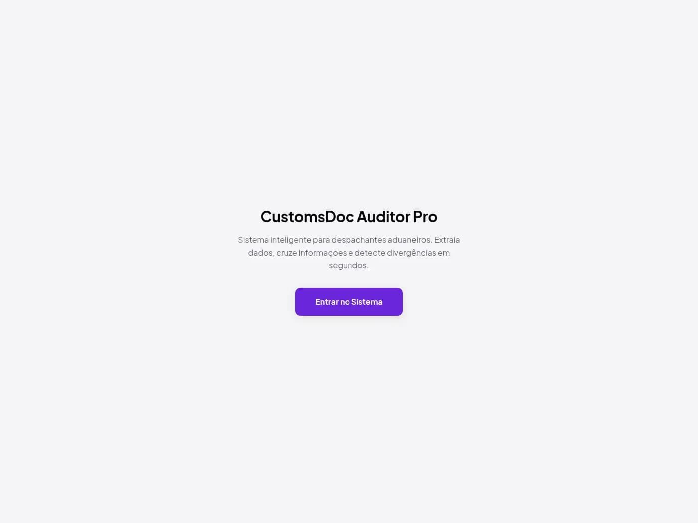 CustomsDoc Auditor Pro