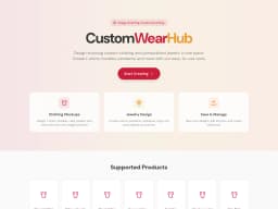 CustomWear Creator Hub