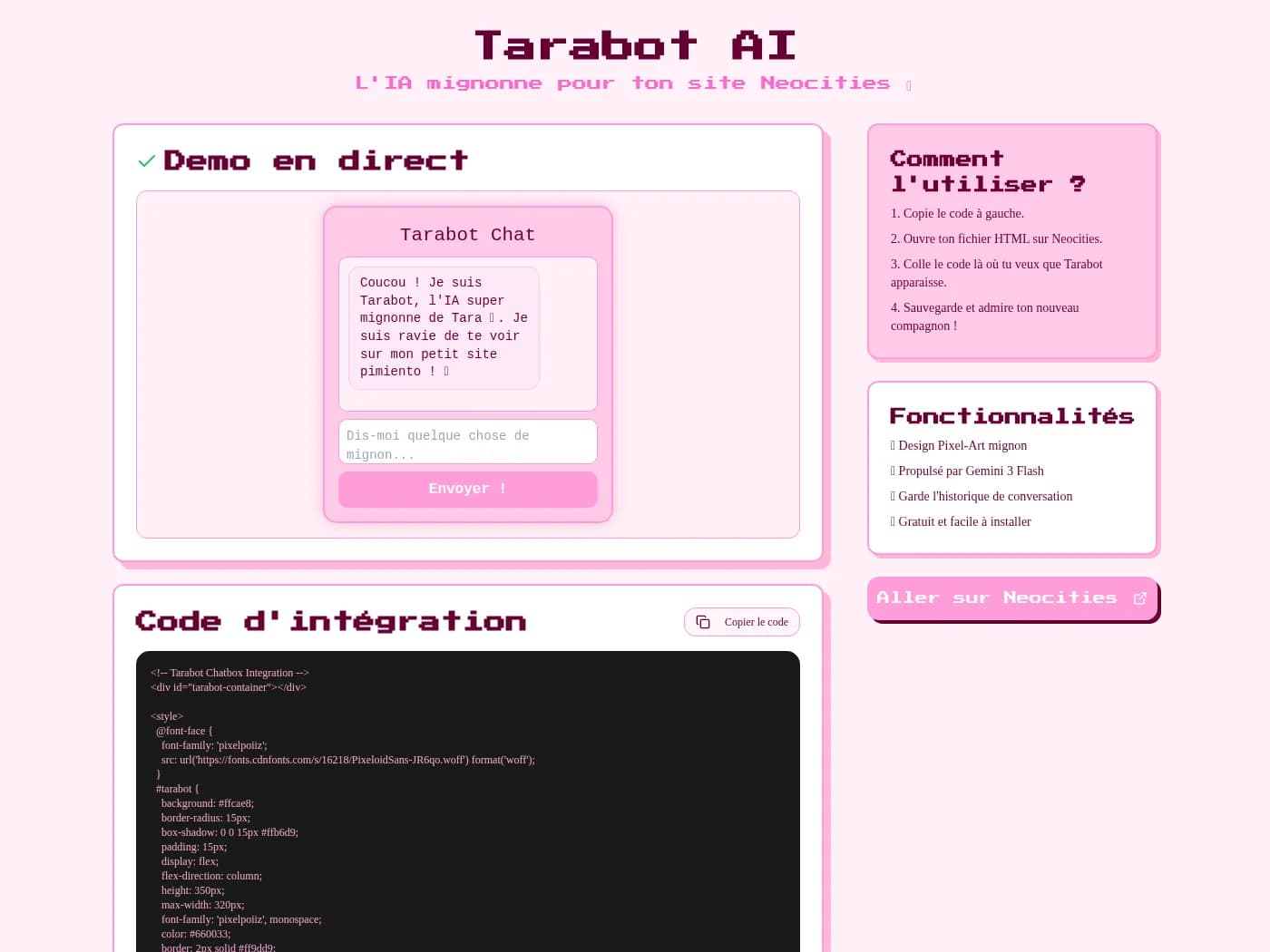 Cute AI Chatbox