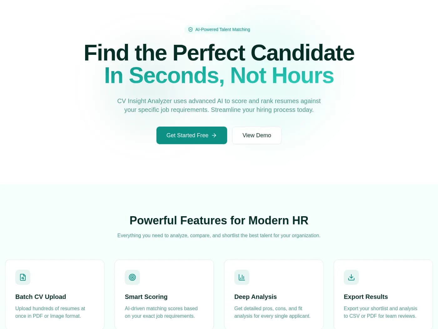 CV Insight Analyzer