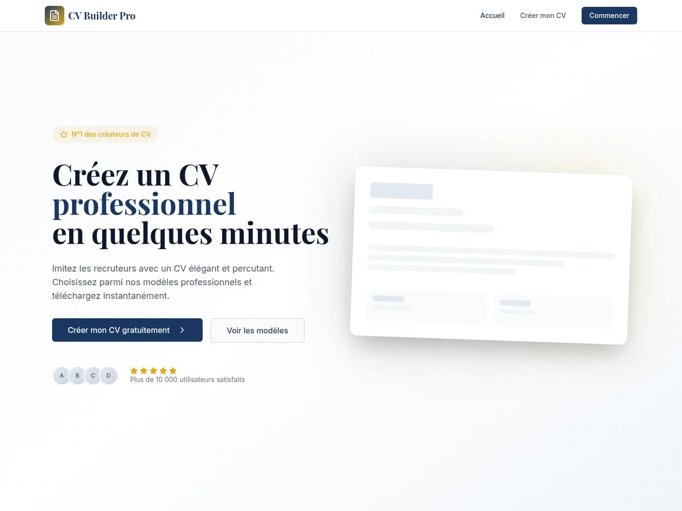 CV Builder Pro